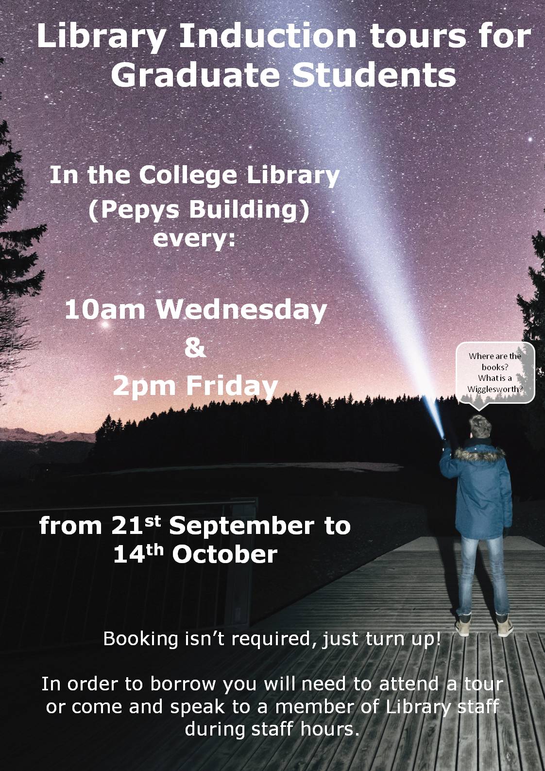 Library Tours for Graduate Students – Magdalene College Libraries